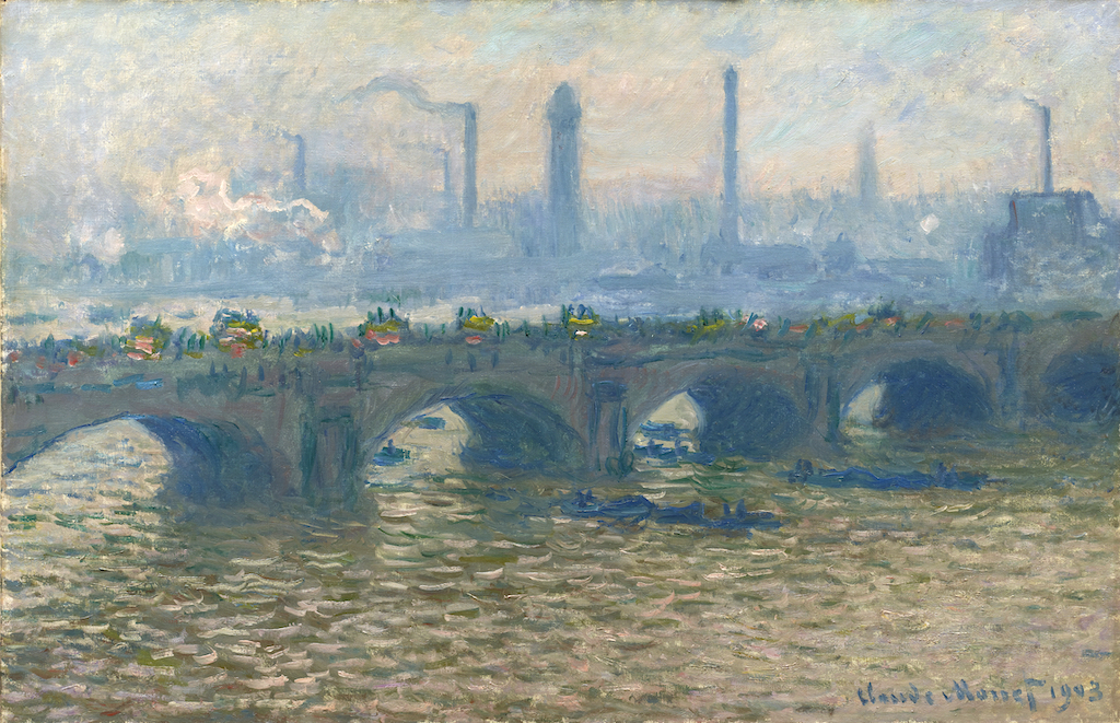 Monet and London, Courtauld Gallery - utterly sublime smog
