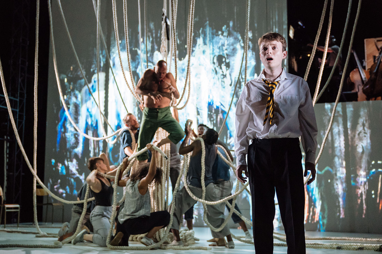 A Monster Calls, Old Vic - wild, beautiful theatre that beguiles and ...