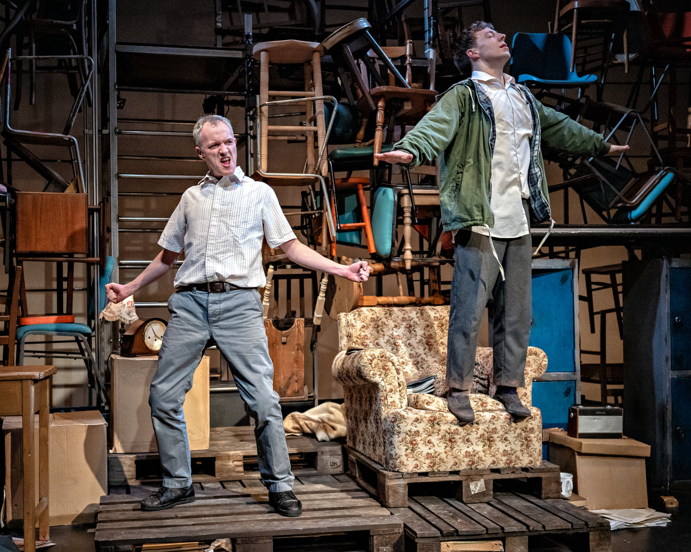 Kes, Leeds Playhouse review - poignant, energetic two-hander takes flight