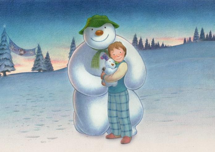 the snowman and the snowdog coloring pages